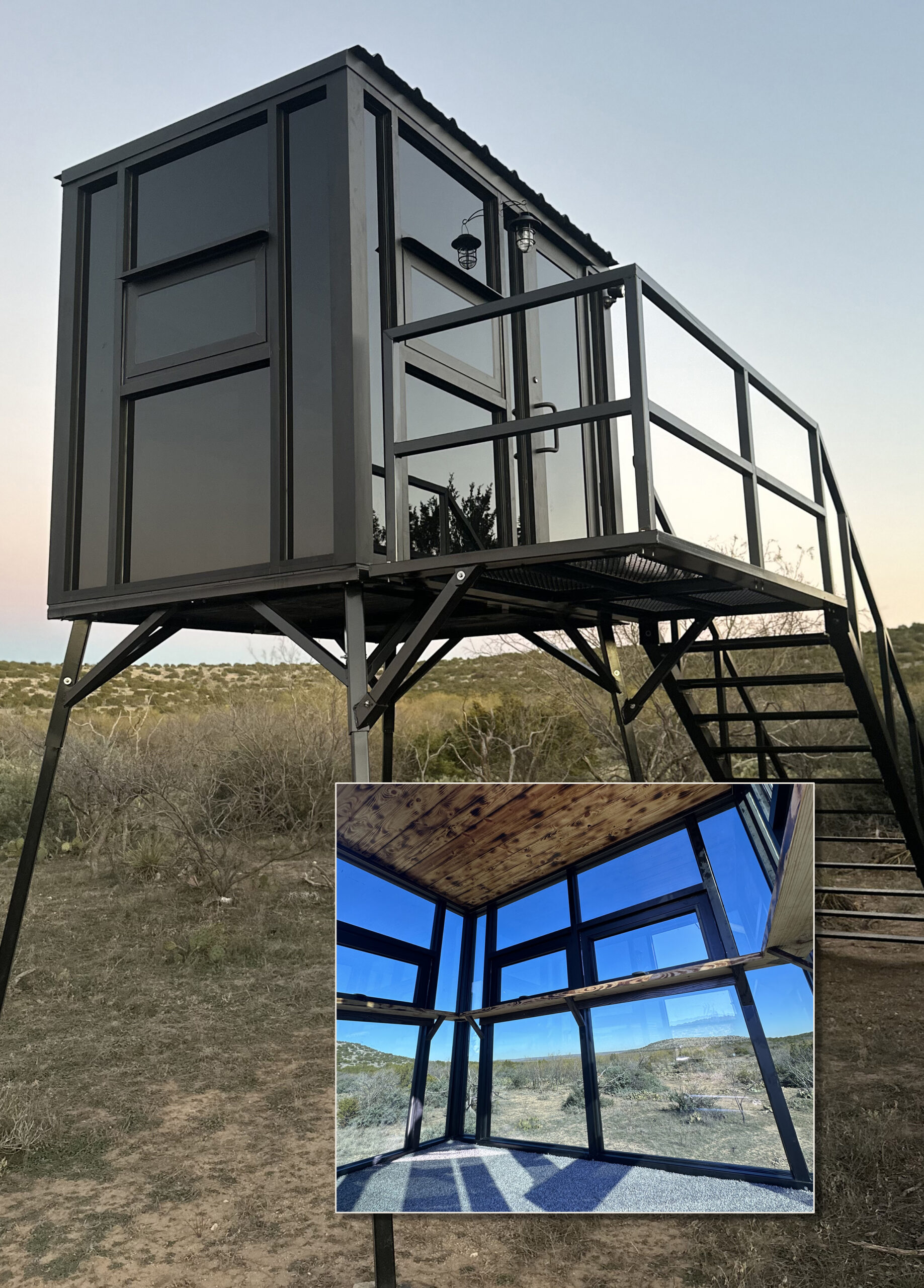 High-Glass Hunting Blinds – The Only True 360º Glass Hunting Blind